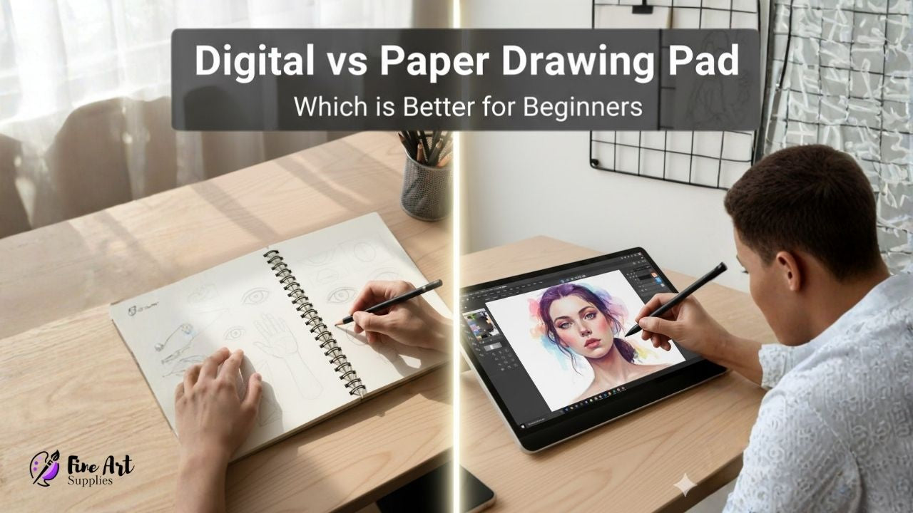 Digital vs Paper Drawing Pad: Which is Better for Beginners?