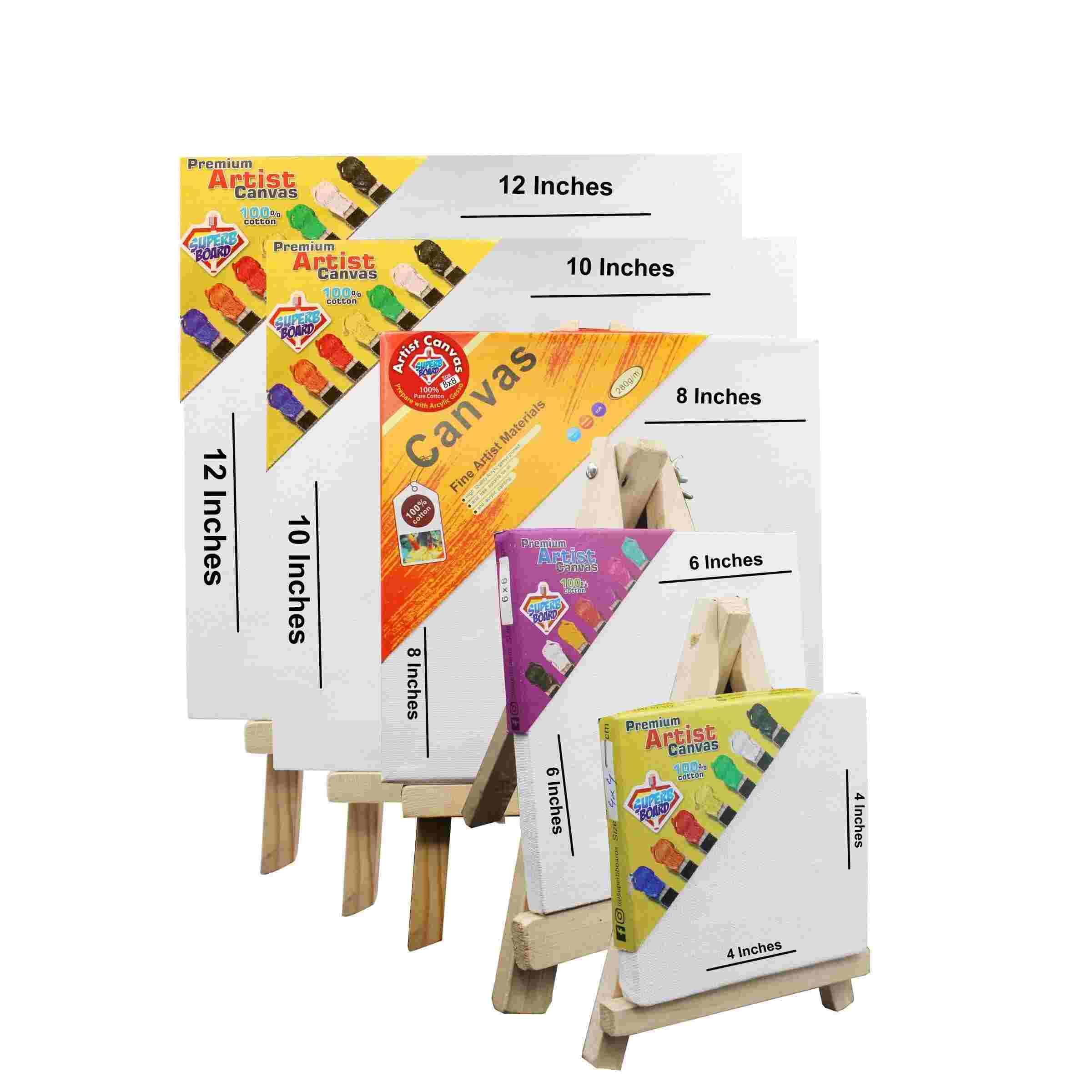 Buy Now & Get Canvas Board with Wooden Stand Online