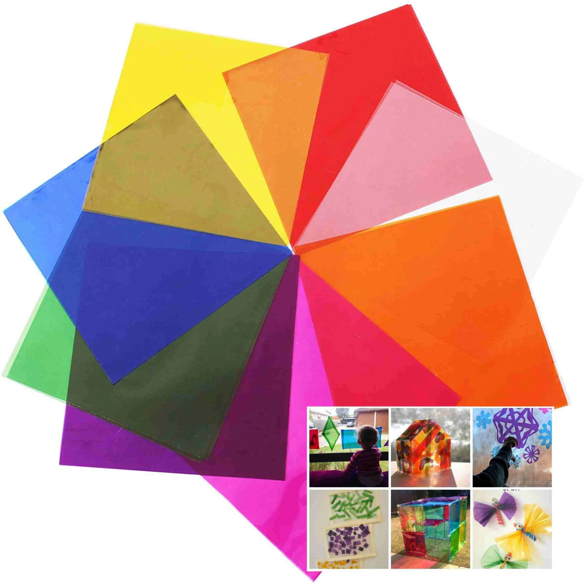 Buy Cellophane Paper Sheet Mixed Color Online