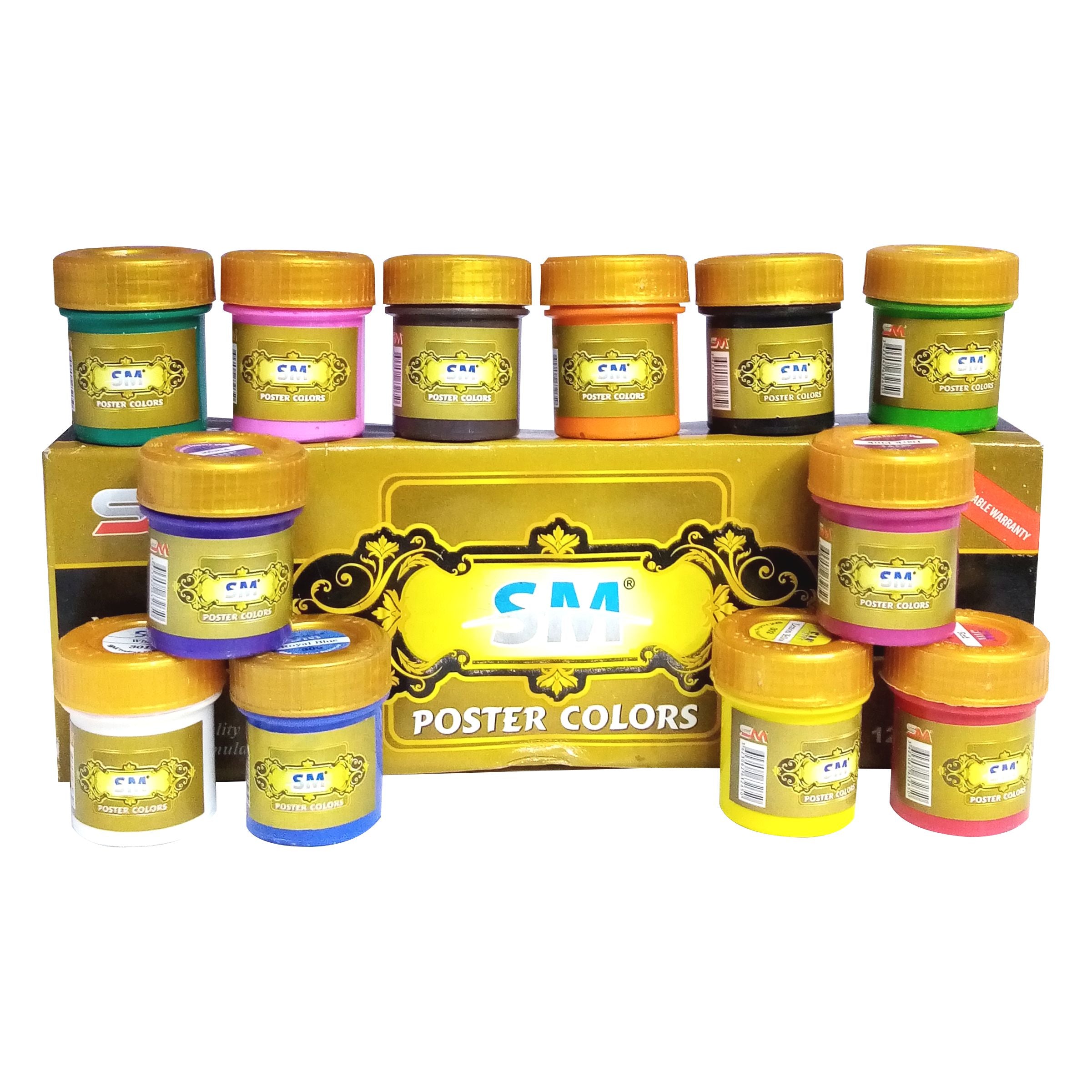 Buy Now - SM Poster Colors 12 Pcs